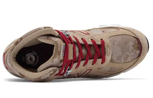 NEW BALANCE 990v4 Made In Usa Mid Top Sneakers - Brown