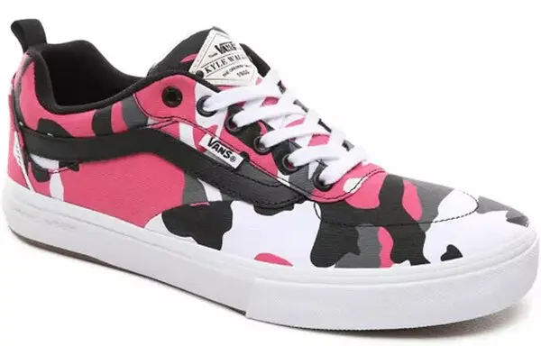 VANS Kyle Walker Pro Camouflage Sneakers - Black/pink