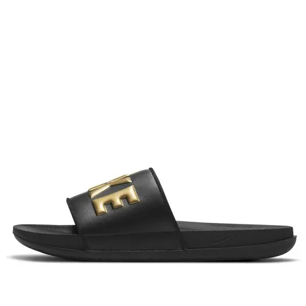 Nike Offcourt Slide 'black Metallic Gold - Black/metallic Gold
