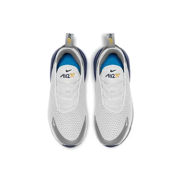 Nike Max 270 Athletic Sneakers - White/grey/blue