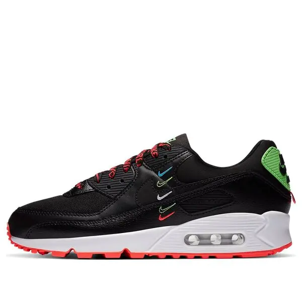 Nike Max 90 Se "worldwide Pack" Sneakers - Black/red