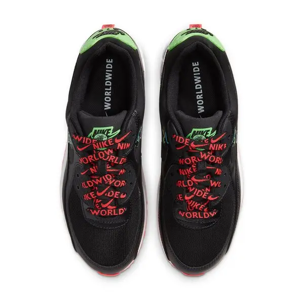 Nike Max 90 Se "worldwide Pack" Sneakers - Black/red