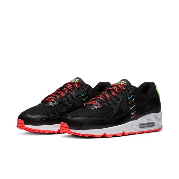 Nike Max 90 Se "worldwide Pack" Sneakers - Black/red