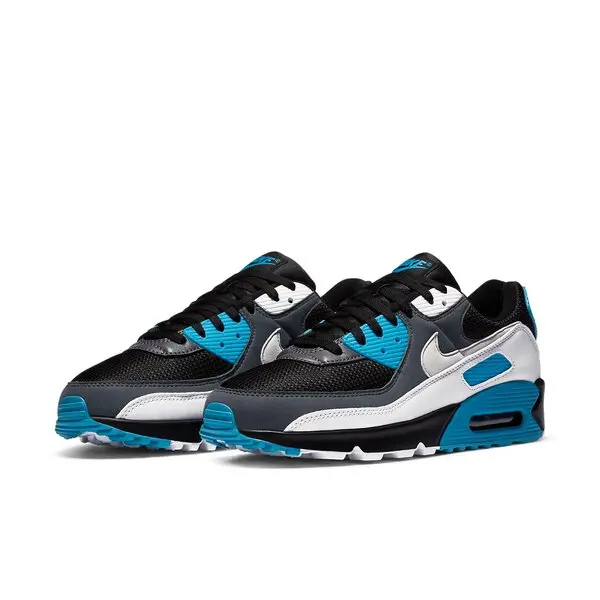 Nike Max 90 Athletic Sneakers - Black/blue