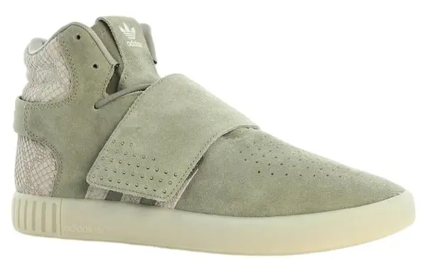 Adidas Tubular Invader Strap High Top Sneakers - Green