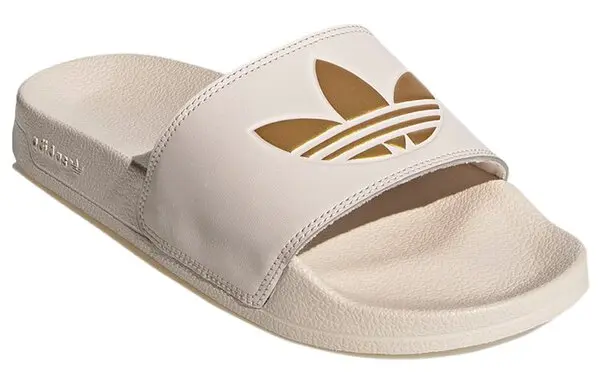 Adidas Adilette Lite Slides - White/gold