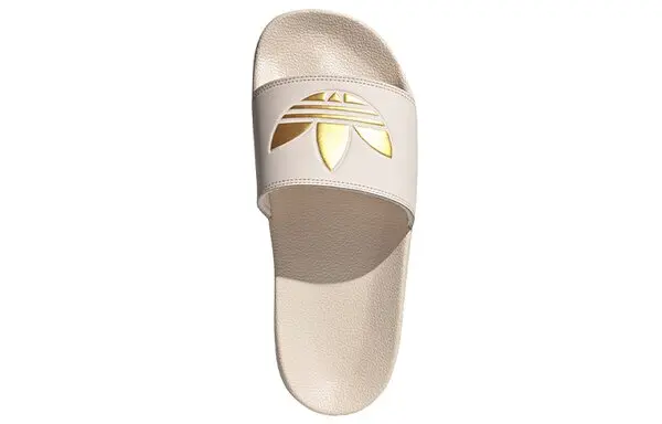Adidas Adilette Lite Slides - White/gold