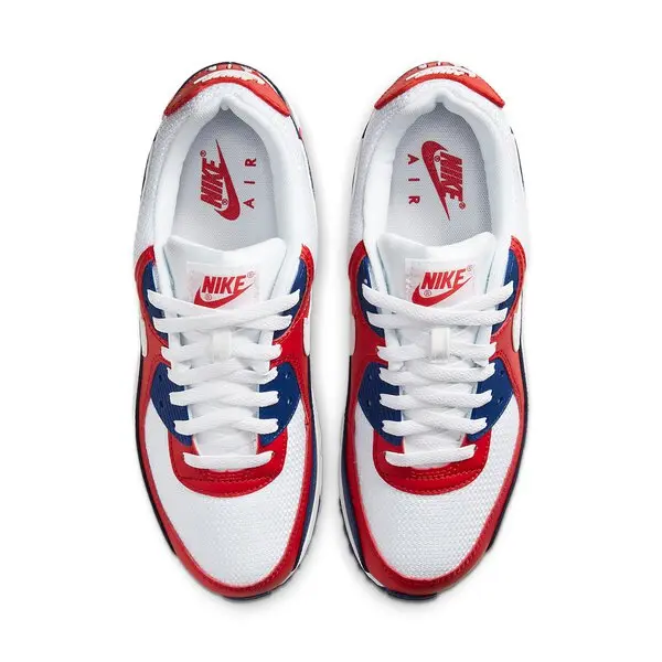 Nike Max 90 Sneakers - White/blue/red