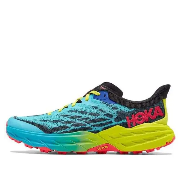 Hoka One One Speedgoat 5 Trail Running Shoes - Scuba Blue/black