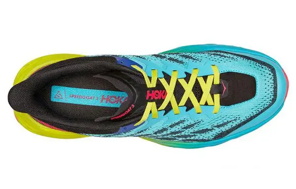 Hoka One One Speedgoat 5 Trail Running Shoes - Scuba Blue/black