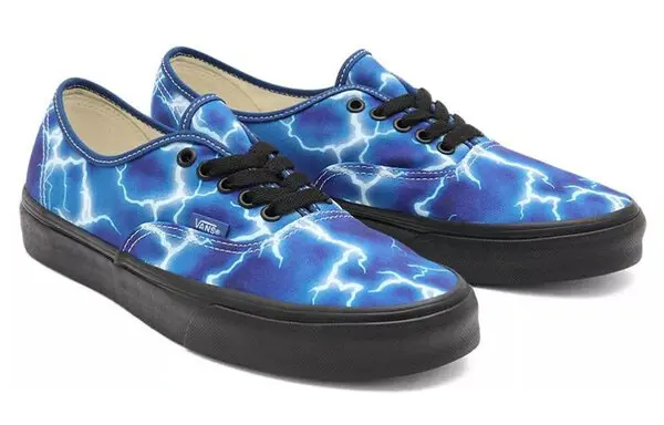 VANS Authentic Low Top Sneakers - Blue/white