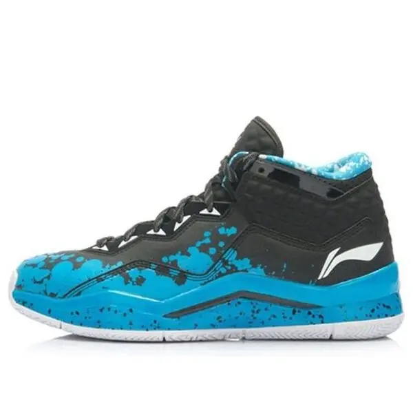 LI-NING Way Of Wade 3 "blue Drip" Abaj013-44 Athletic Sneakers - Black/blue/white