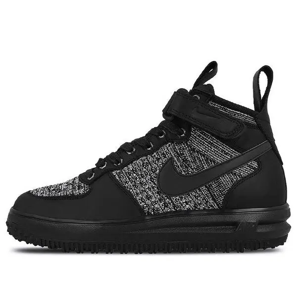 Nike Lunar Force 1 Flyknit Workboot - Black/white-cool Grey