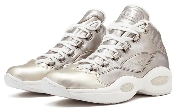 REEBOK Question Mid "celebrate" High Top Sneakers - Gray/gray