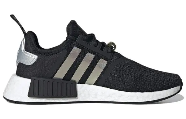 Adidas Nmd_r1 'black Iridescent' Sneakers - Black/silver