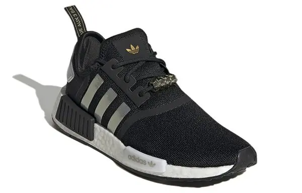 Adidas Nmd_r1 'black Iridescent' Sneakers - Black/silver