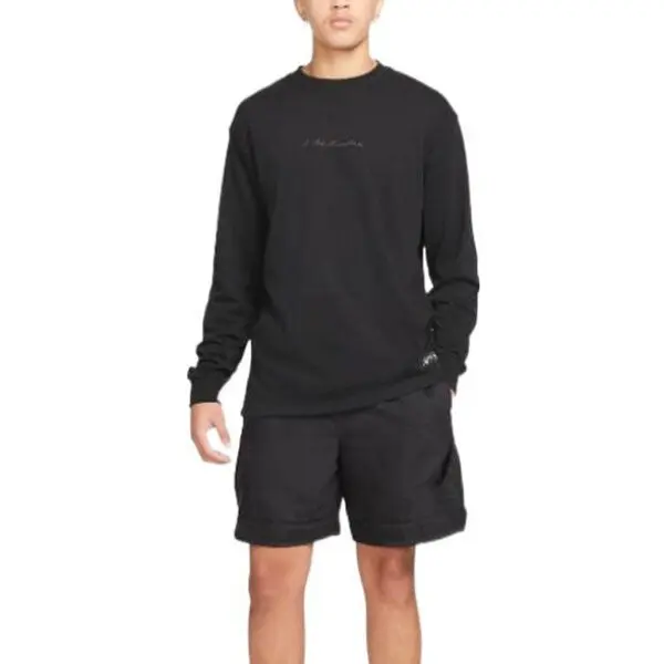 JORDAN X A Ma Maniere Long Sleeves T-shirt Medium Ash - Black