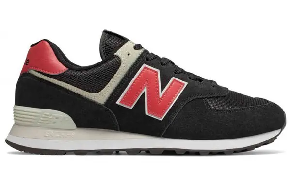 NEW BALANCE 574 'black Pomelo - Black/red/gray