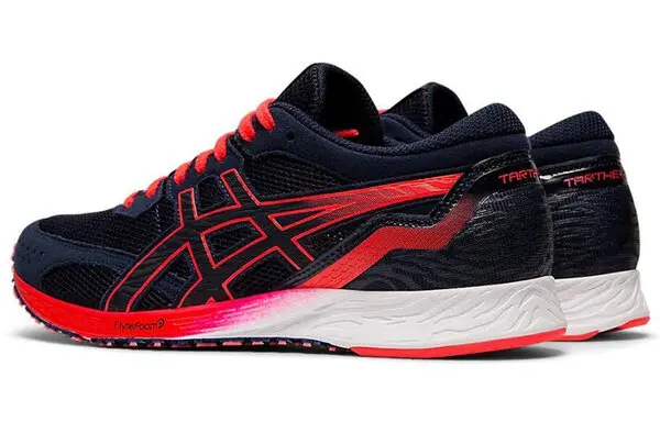 Asics Tartheredge 'midnight Laser Pink' Running Shoes - Black/red