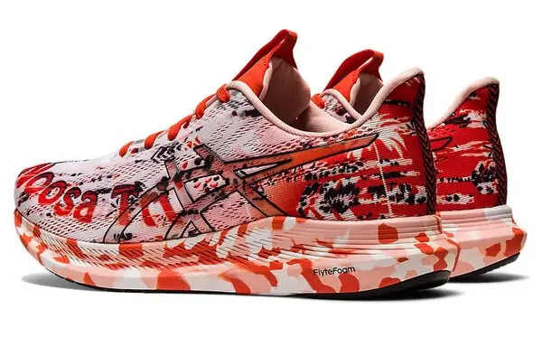 Asics Gel-noosa Tri 14 Tropical Print Athletic Shoe - Red