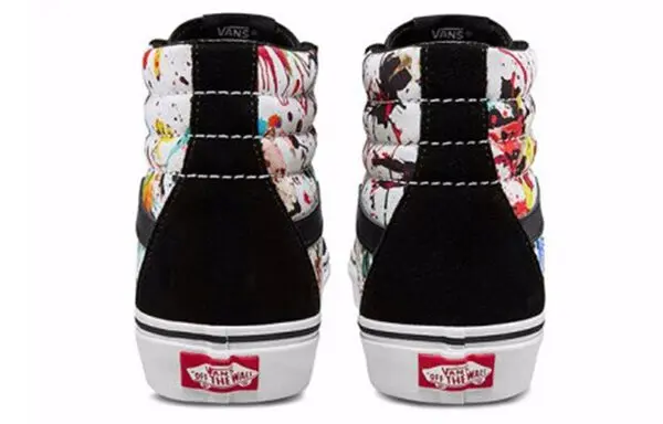 VANS Sk8-hi Reissue "paint Splatter" High Top Sneakers - Black/white