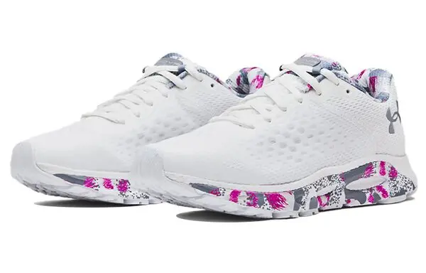 Under Armour Hovr Infinite 3 Hs Running Shoes - White/pink