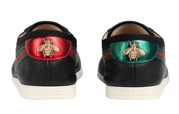 Gucci Falacer Sneakers - Black/green/red