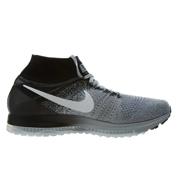 Nike Zoom All Out Flyknit High-top Sneakers - Wolf Grey/white/black