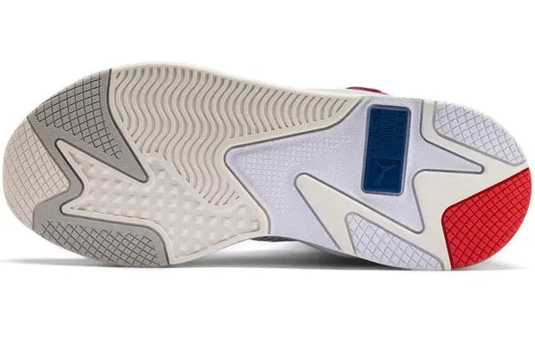 PUMA Rs-x Mid Utility High Top Sneakers - Gray/blue/red