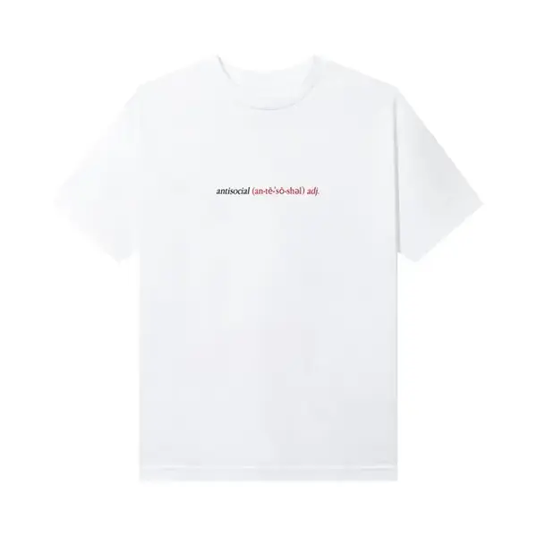 ANTI SOCIAL SOCIAL CLUB Enrolled T-shirt 'white