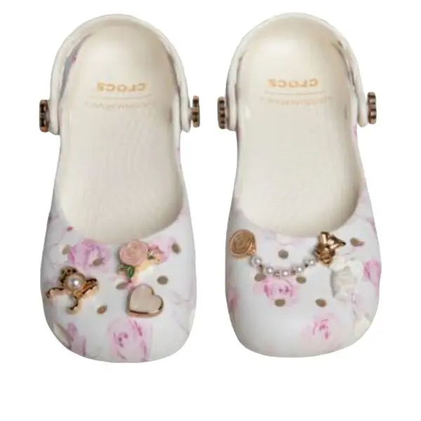 CROCS Classic Ballet Flat Love Shack Fancy - Oyster
