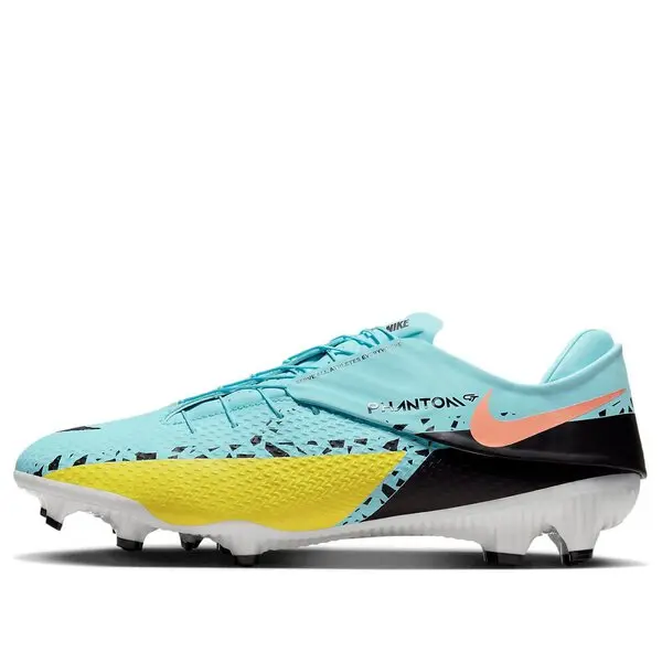 Nike Phantom Gt2 Academy Flyease Mg 'lucent Pack' Athletic Cleats - Blue/yellow