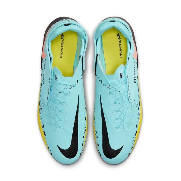 Nike Phantom Gt2 Academy Flyease Mg 'lucent Pack' Athletic Cleats - Blue/yellow