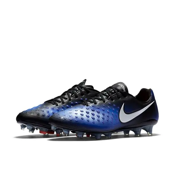 Nike Magista Opus 2 Fg Athletic Cleats - Black/blue