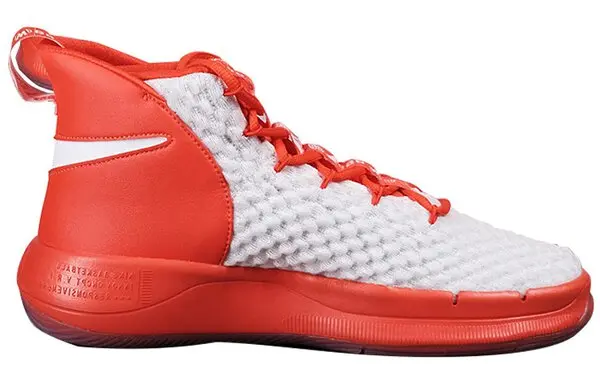 Nike Alphadunk Tb High Top Sneakers - White/orange