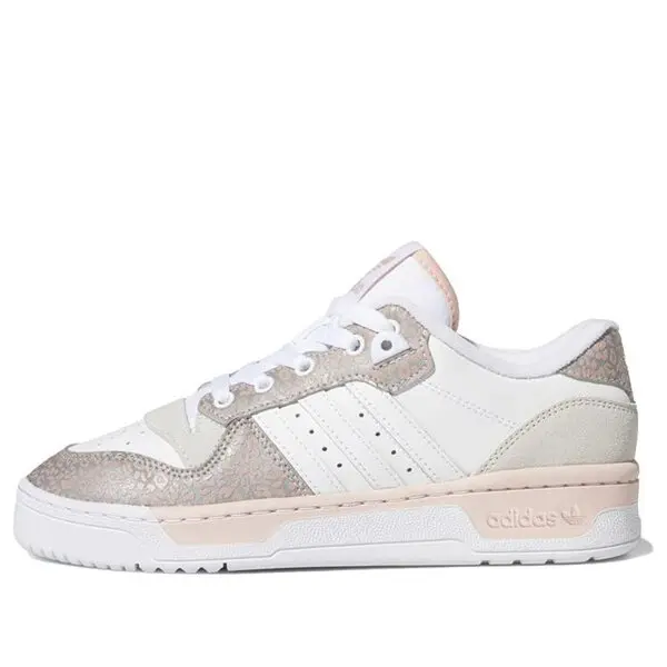 Adidas Rivalry Low 'pink Zebra Print' Sneakers - White