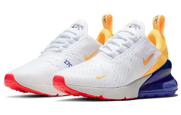 Nike Max 270 Sneakers - White/yellow/blue