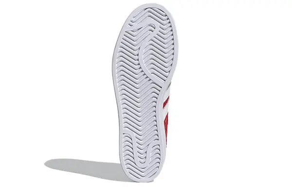 Adidas Superstar Bold Platform Heart Embossed Scarlet Sneakers