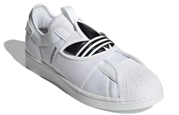 Adidas Superstar Slip-on Trefoil Band Sneakers - White/black