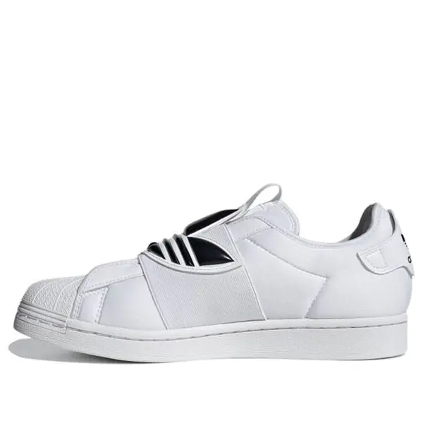 Adidas Superstar Slip-on Trefoil Band Sneakers - White/black