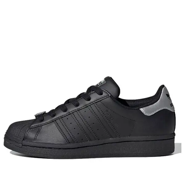 Adidas Superstar J Sneakers - Black/silver