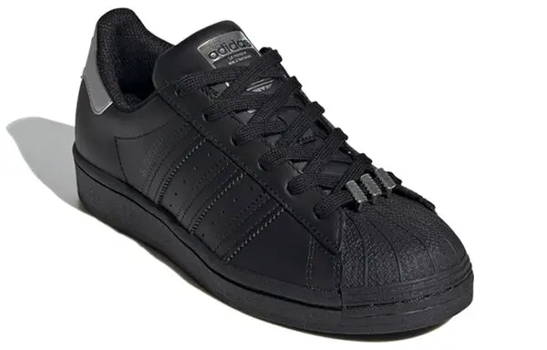 Adidas Superstar J Sneakers - Black/silver