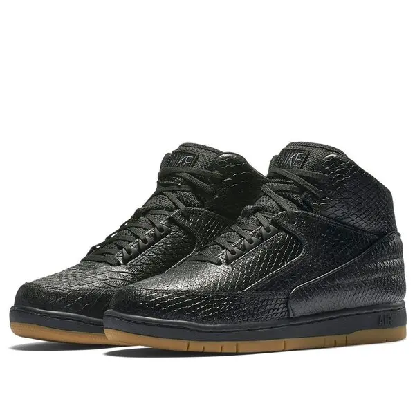 Nike Python 'black Gum' High Top Sneakers - Black/gum