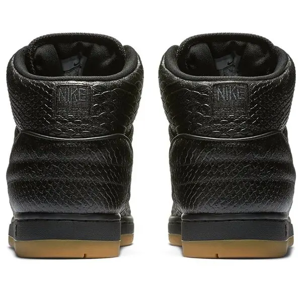 Nike Python 'black Gum' High Top Sneakers - Black/gum