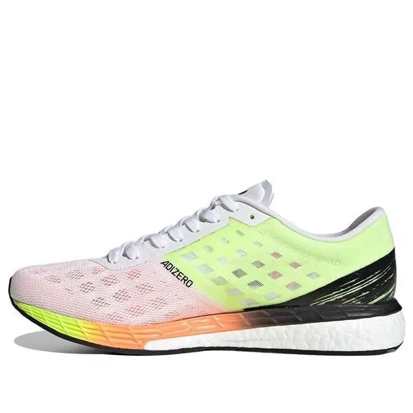 Adidas Adizero Boston Athletic Sneakers - White/red/black