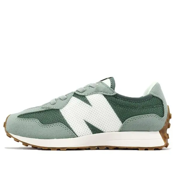 NEW BALANCE 327 Athletic Sneakers - Green/white