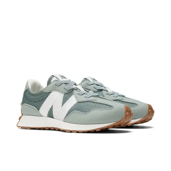 NEW BALANCE 327 Athletic Sneakers - Green/white