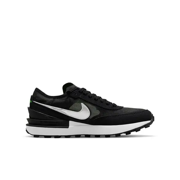 Nike Waffle One "dark Smoke Grey Chrome - Black/silver