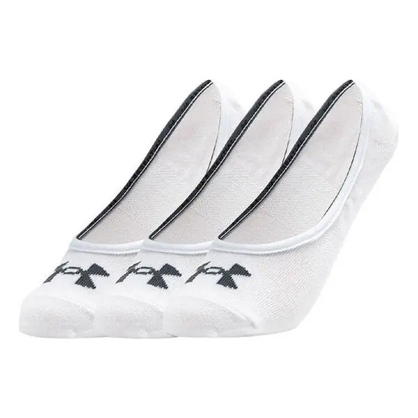 Under Armour Essential Lolo Liner Socks 3 Pack - White