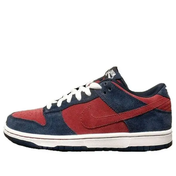 Nike Dunk Low Sneakers - Blue/red